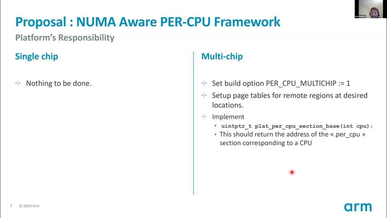 NUMA-aware PER-CPU framework in TF-A - YouTube