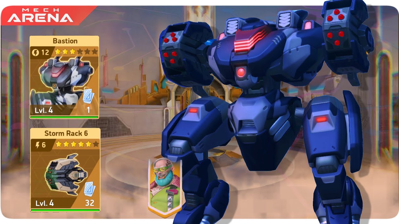 Bastion + Storm Rack 6 | Mech Arena - YouTube