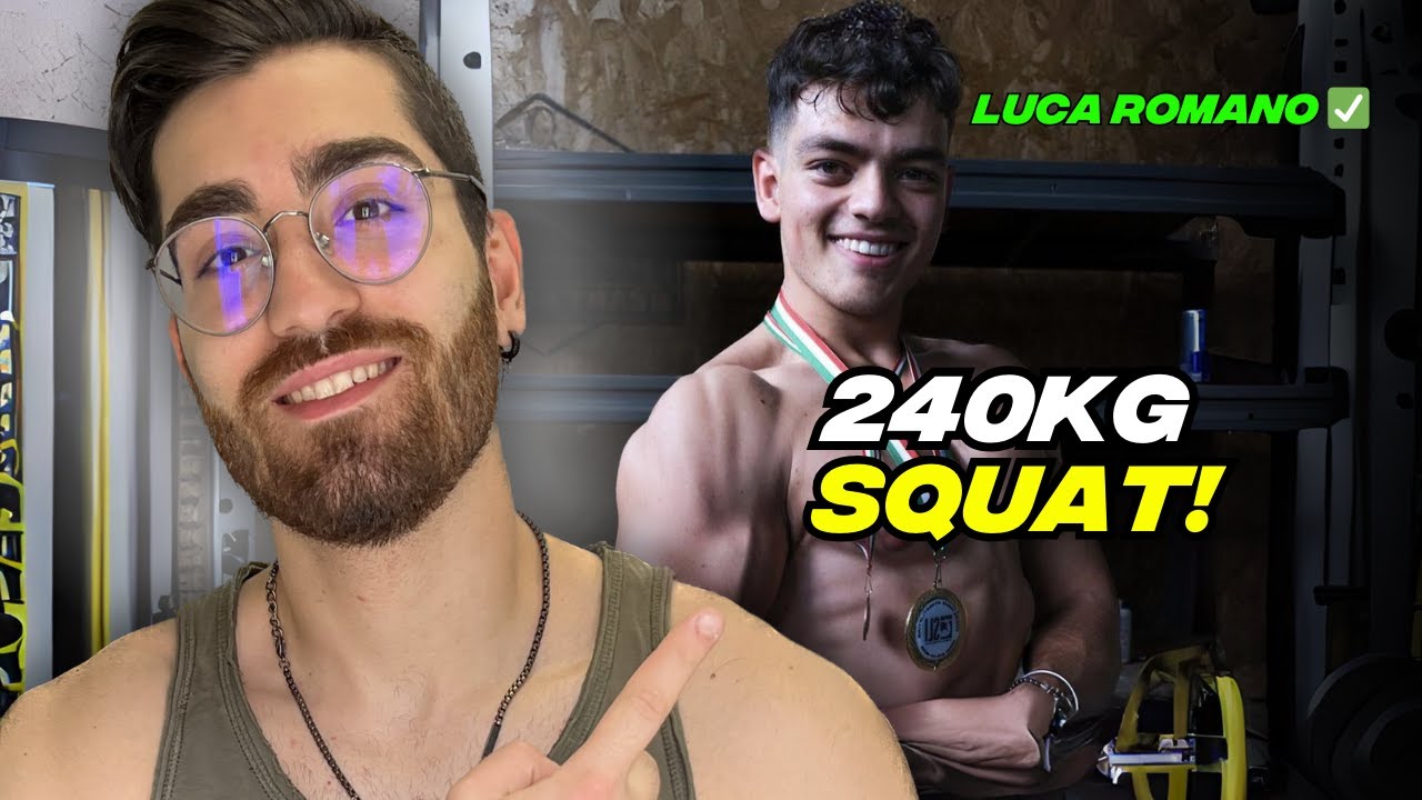 COME LUCA ROMANO HA MIGLIORATO IL SUO SQUAT! - YouTube