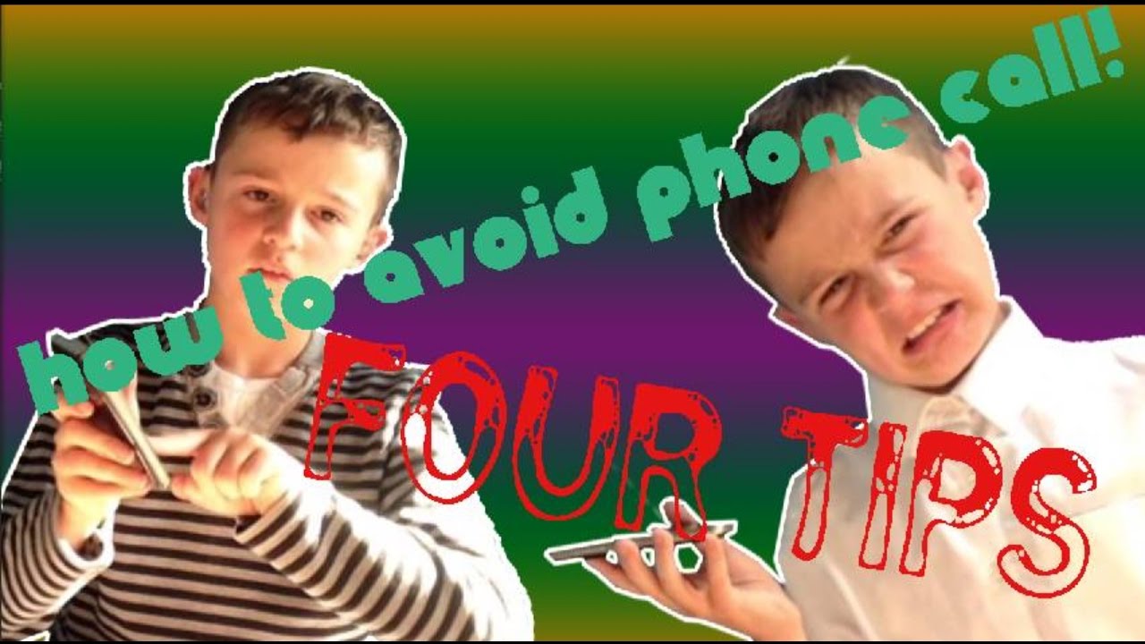 How To Avoid Phone Call - Four Tips - YouTube