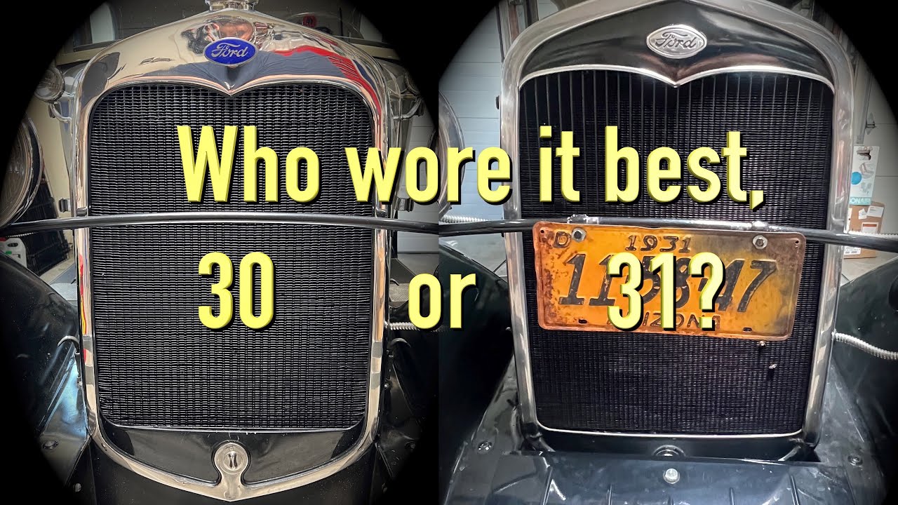 Check out the differences of a 1930 & 31 Model A - YouTube