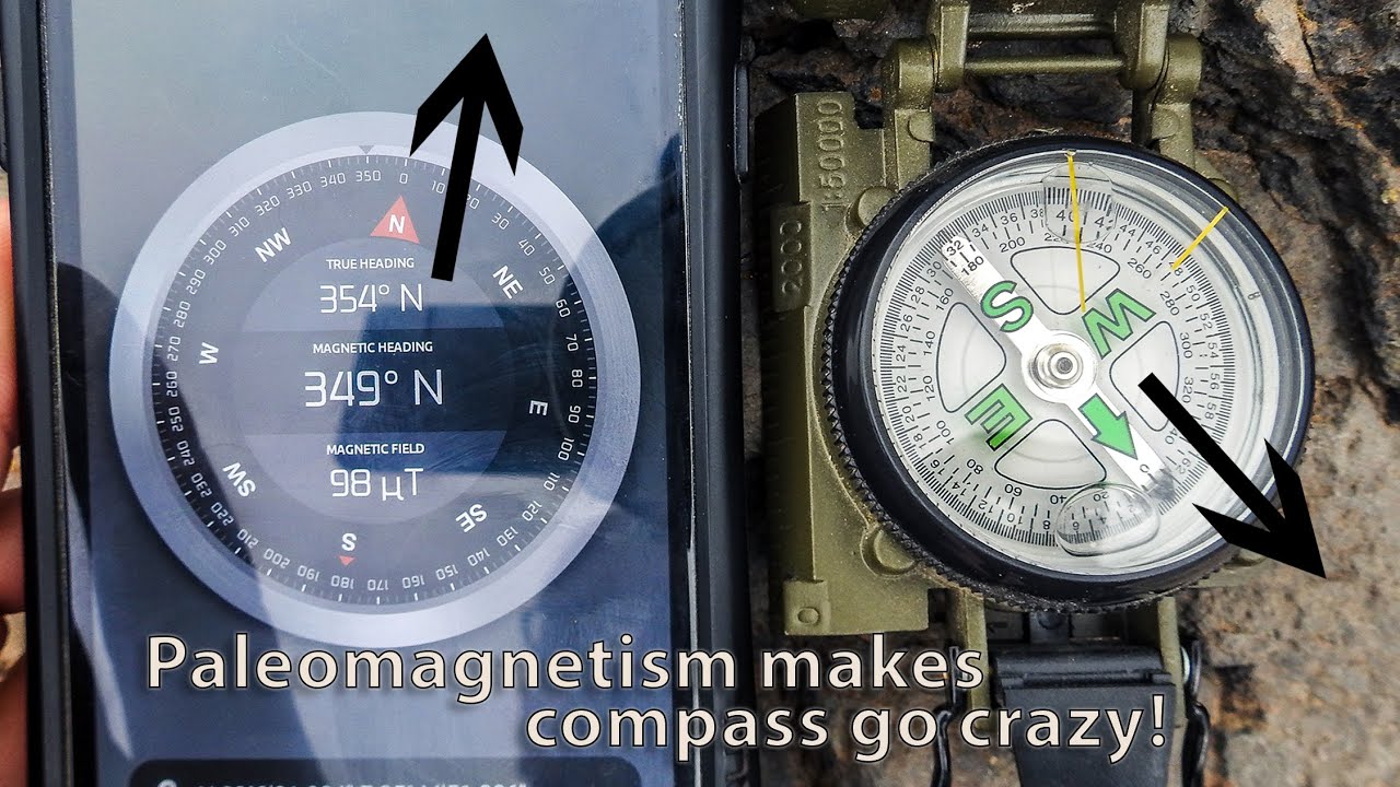 Magnetic Reversal, Compass Gone Crazy by Golan Heights Volcanic Rock ...