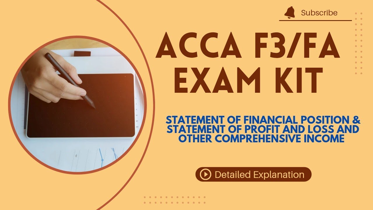 ACCA F3/FA | SOFP & SOPL AND OCI | EXAM KIT SOLUTION | IMPORTANT ...