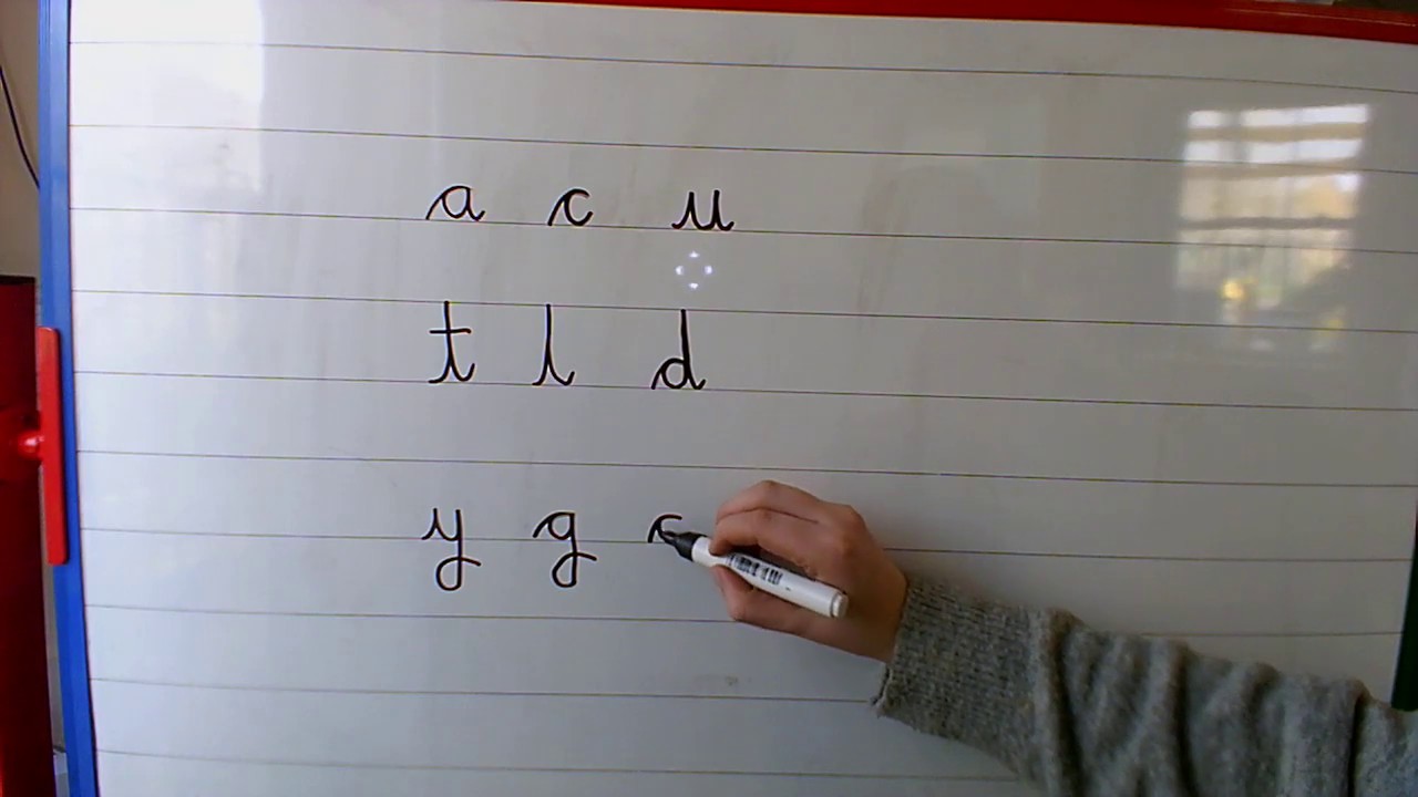Thomas Barnes cursive formation - YouTube