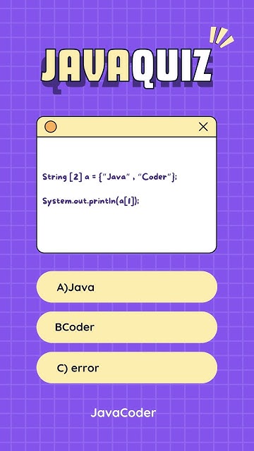 Java Quiz #coding #codinglover #javaprogramming #java - YouTube