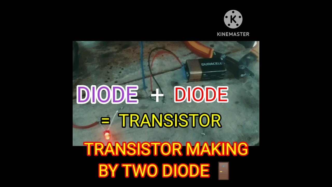 How transistor make by two diode#youtubeshorts #practical #cro - YouTube