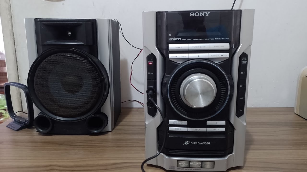 SONY MHC EC55 GENEZI PRIMEIRO GENEZI PRIMEIRAS IMPRESSÕES - YouTube