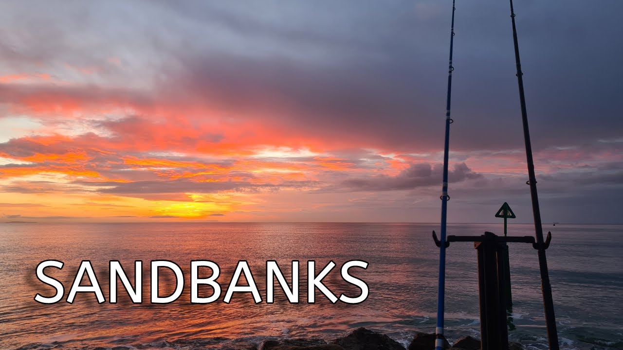 Beach fishing Sandbanks - YouTube