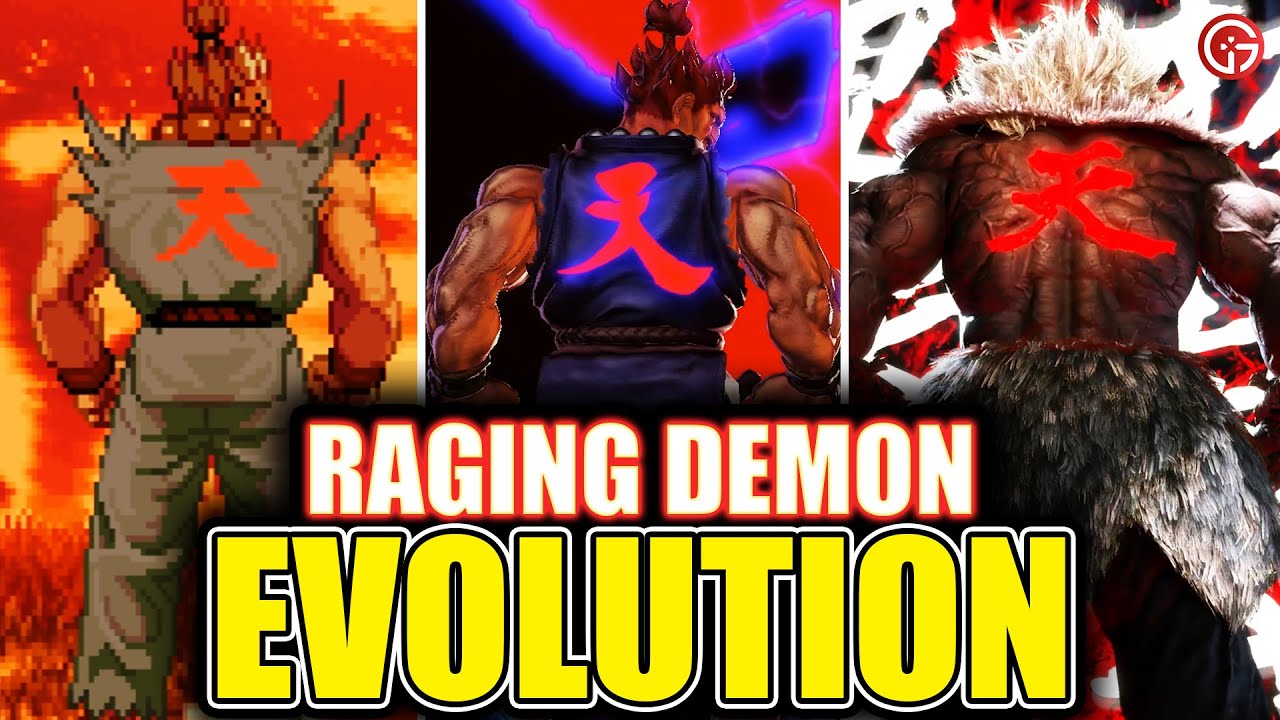 EVOLUTION of AKUMA'S 'Shun Goku Satsu' Raging Demon - YouTube