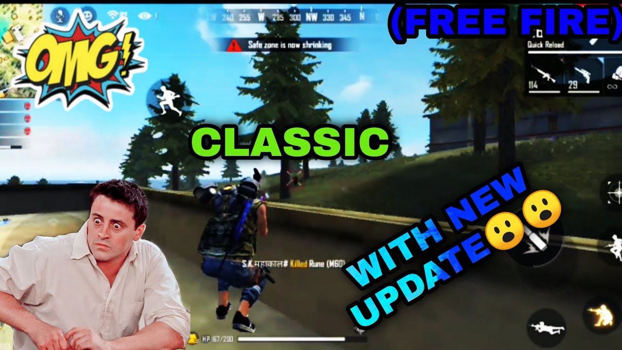 FREE FIRE classic with a new update!!!!!! - YouTube