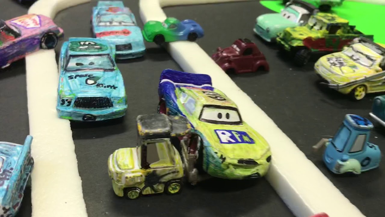 Cars 1 first race full recreation - YouTube