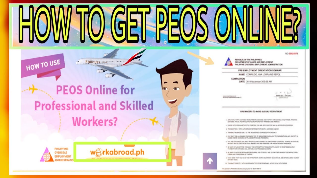 How To Get PEOS CERTIFICATE Online YouTube how-to-get-peos-certificate-online-youtube