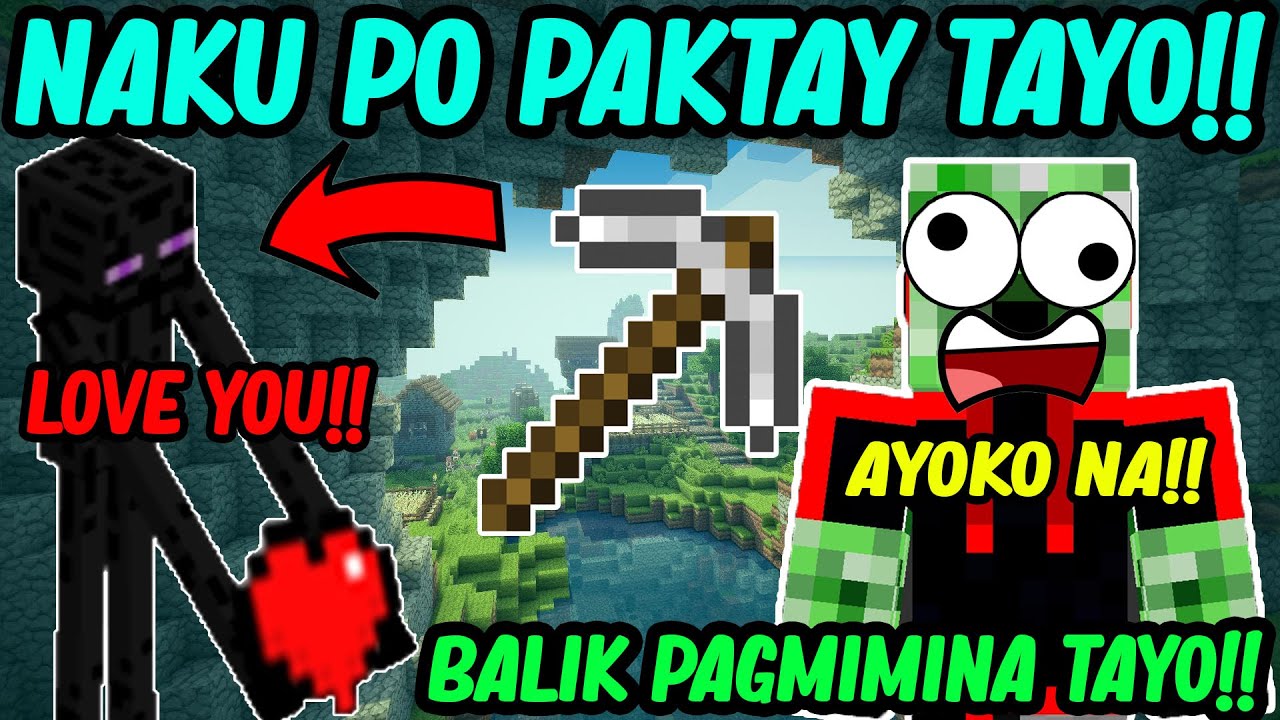Welcome Back to Mining with Enderman | Naku po Enderman! | Minecraft ...