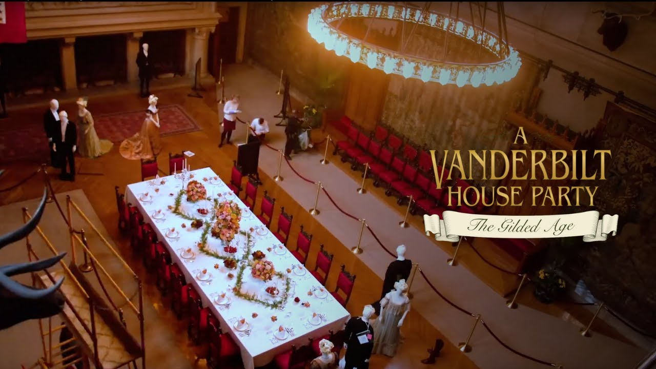 Timelapse: Setting the Table for "A Vanderbilt House Party - The Gilded ...