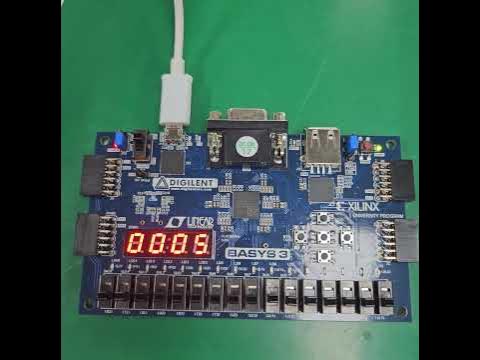 FPGA(BASYS 3) - STOPWATCH + LAP + RESET - YouTube