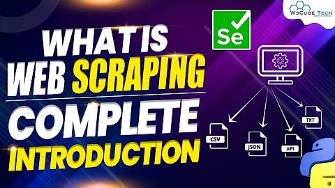 WEB SCRAPING Complete Course (Beginner to Advanced) in English - YouTube
