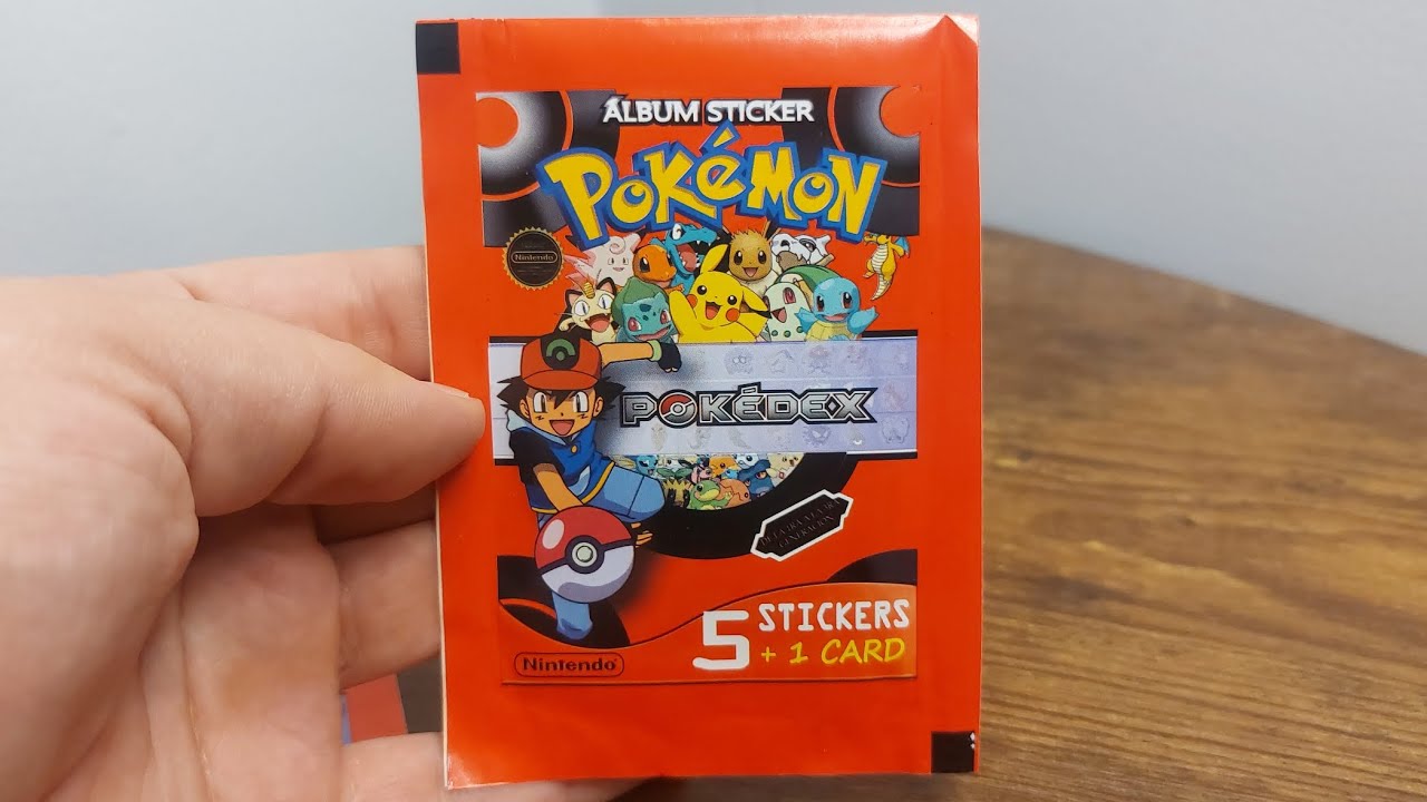 Spanish Pokémon Pokedex Stickers [pack opening] #nintendo - YouTube