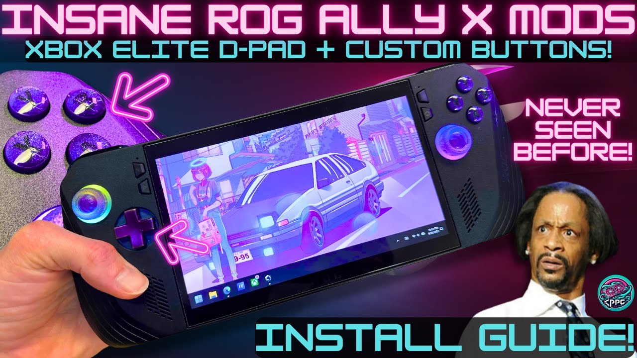 ROG ALLY X - Elite D-Pad + Custom Button Mod GUIDE! The MOST INSANE ...