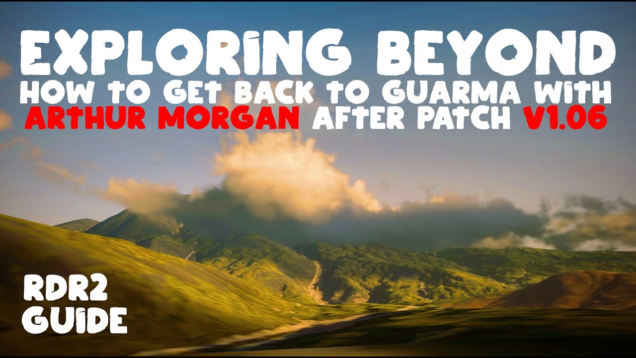 RDR2 | Returning To Guarma as Arthur after v1.06 - YouTube