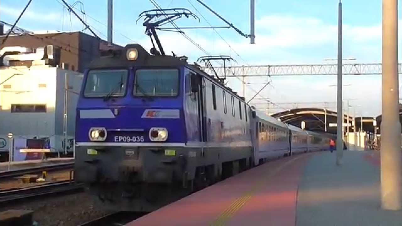 Stacja: KATOWICE - Odjazd EP09-036 z EIC "GÓRNIK" do Wrocławia Głównego - YouTube