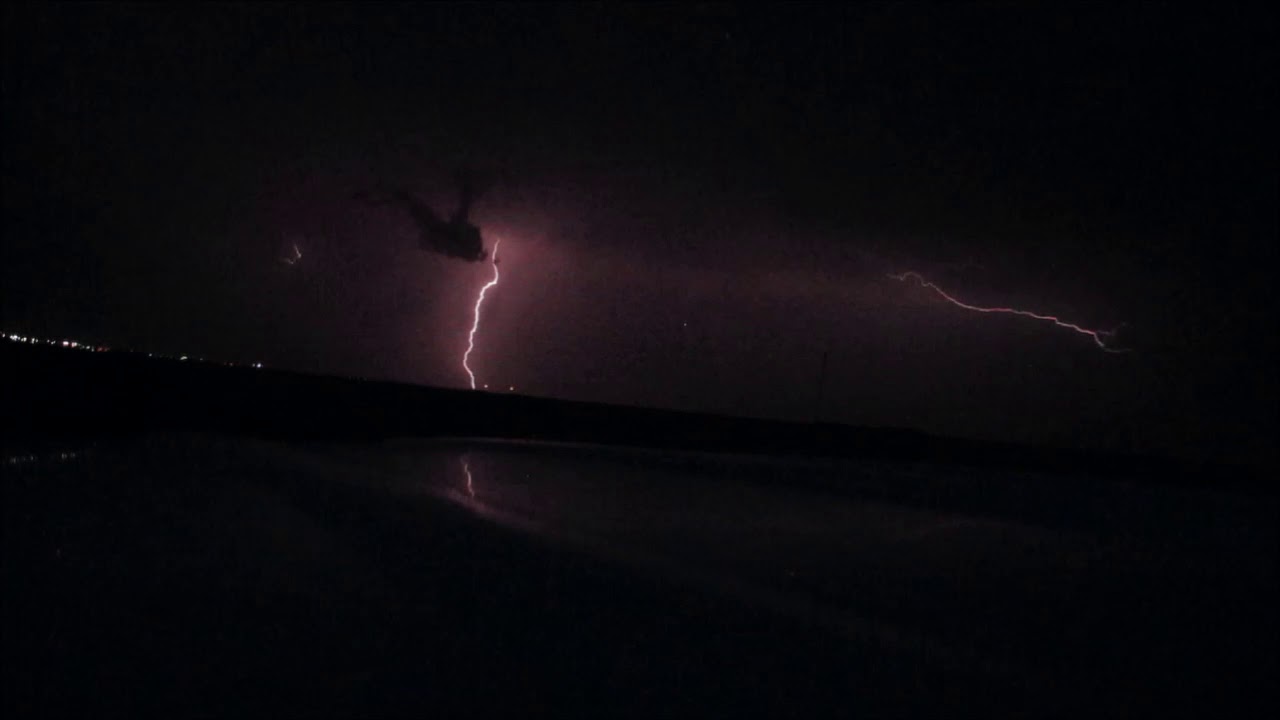 Insane Lightning Bolts Hitting Ground In Saskatchewan - YouTube