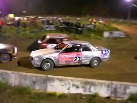 FOLK RACING _ STOCK CAR CRASH LOUSADA DESTRUCTION DERBY HONDA CIVIC ...