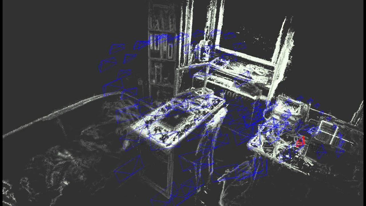 LSD-SLAM Room Dataset - YouTube