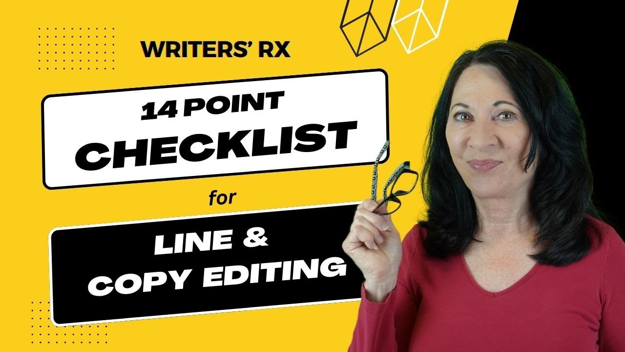 14 Point Checklist: Line and Copy Editing - YouTube