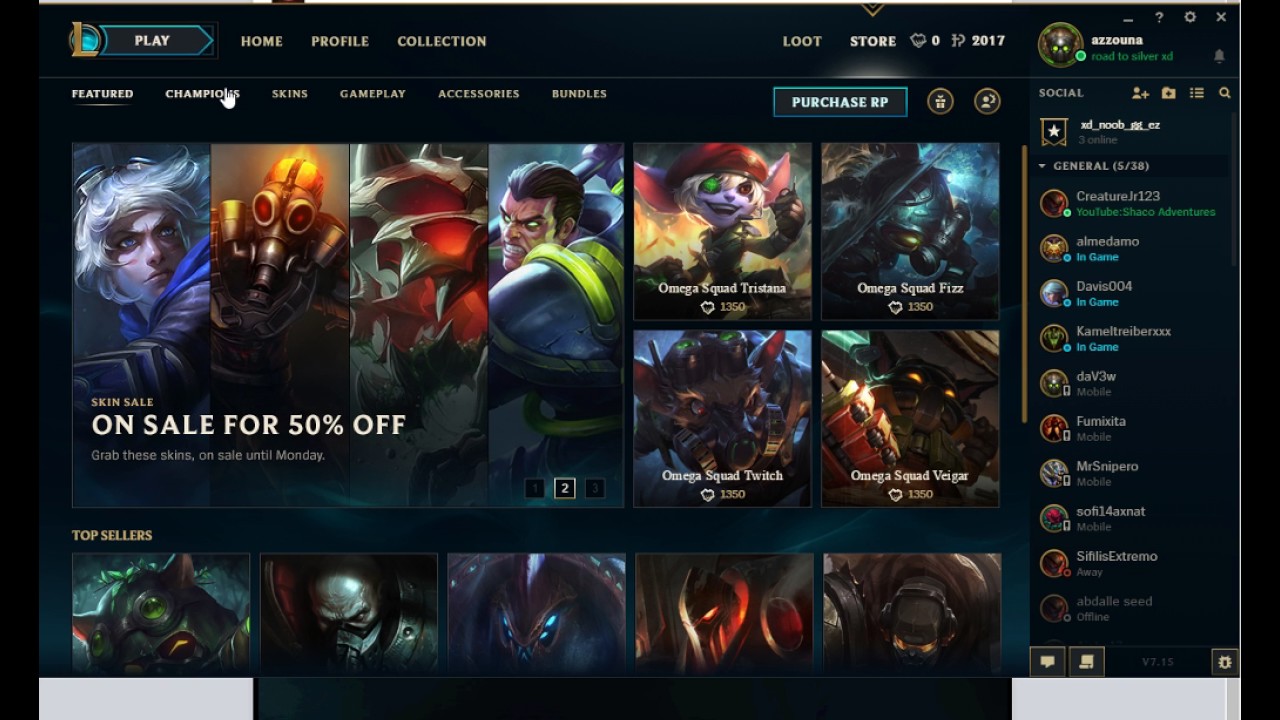 get free tristana and riot girl skin - YouTube