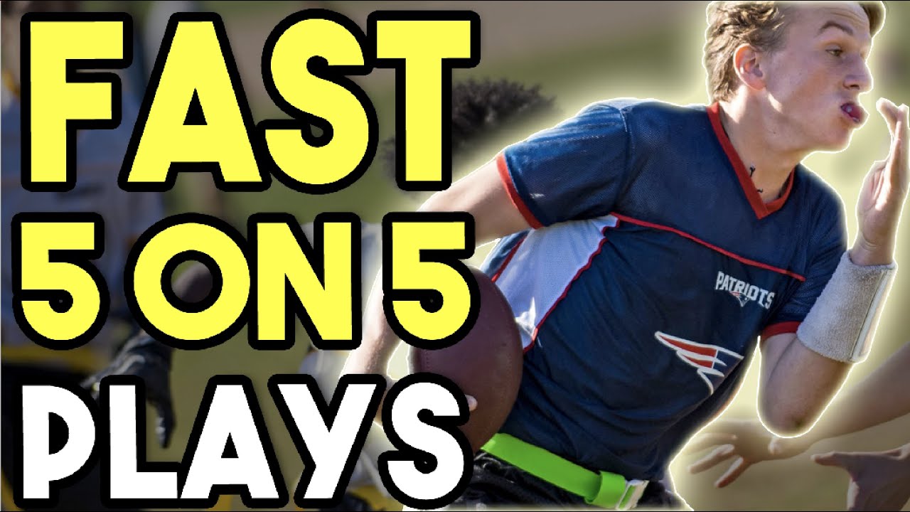 5 on 5 Flag Football Plays For FAST Teams - YouTube