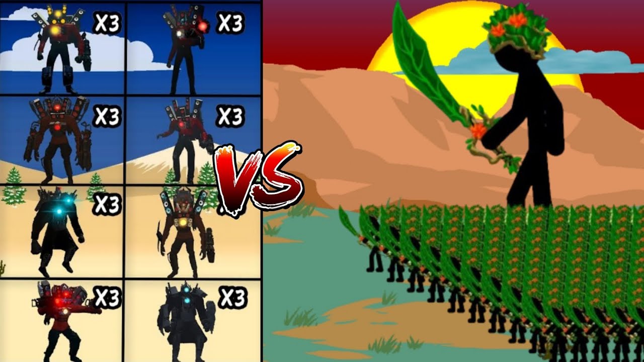 ALL UNITS ENSLAVED GIANT X3 VS ENSLAVED FINAL BOSS | STICK WAR LEGACY ...