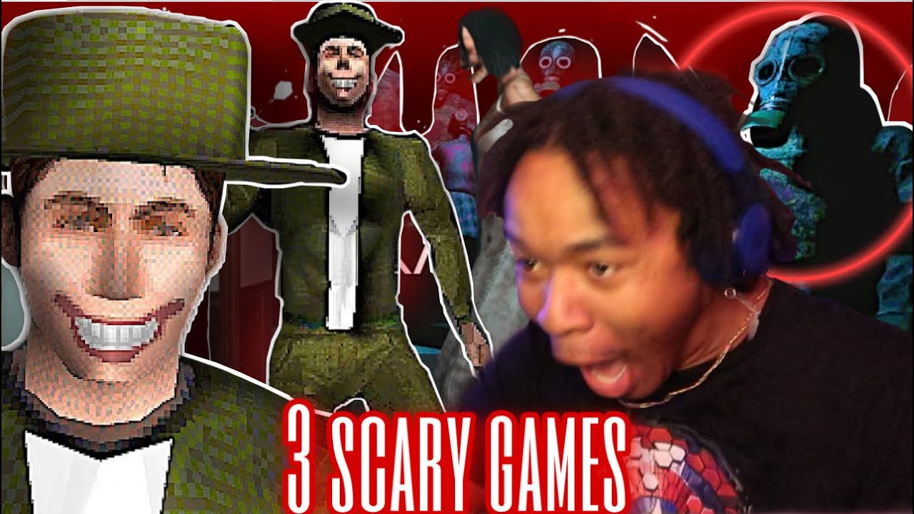JUMP SCARE AFTER JUMP SCARE! I CANT STOP GETTING CHASED{Three Scary ...