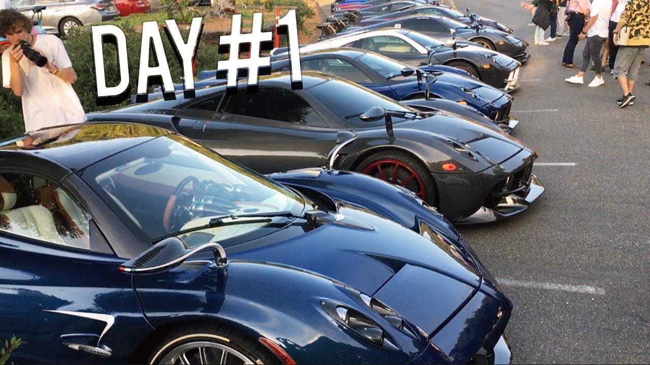$50,000,000.00+ Parking Lot (Monterey Car Week) - YouTube