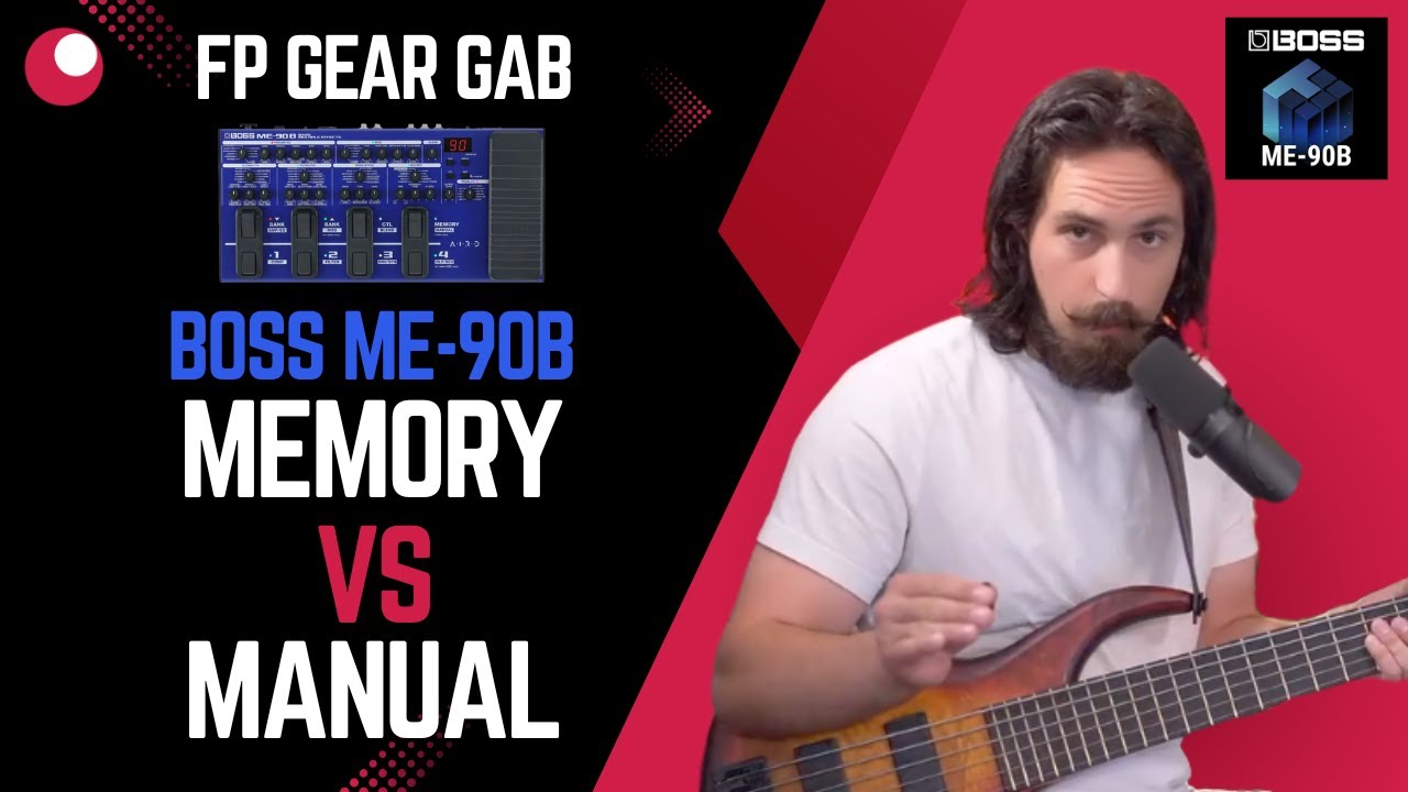 The BOSS ME-90B is INCREDIBLE!MEMORY vs MANUAL MODE - YouTube
