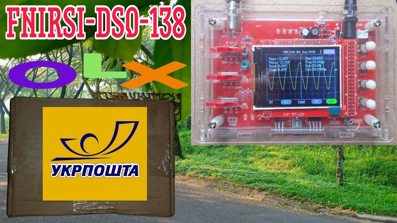 Огляд на Дешевий Осцилограф -Fnirsi -DSO-138.Бу із OLX. - YouTube