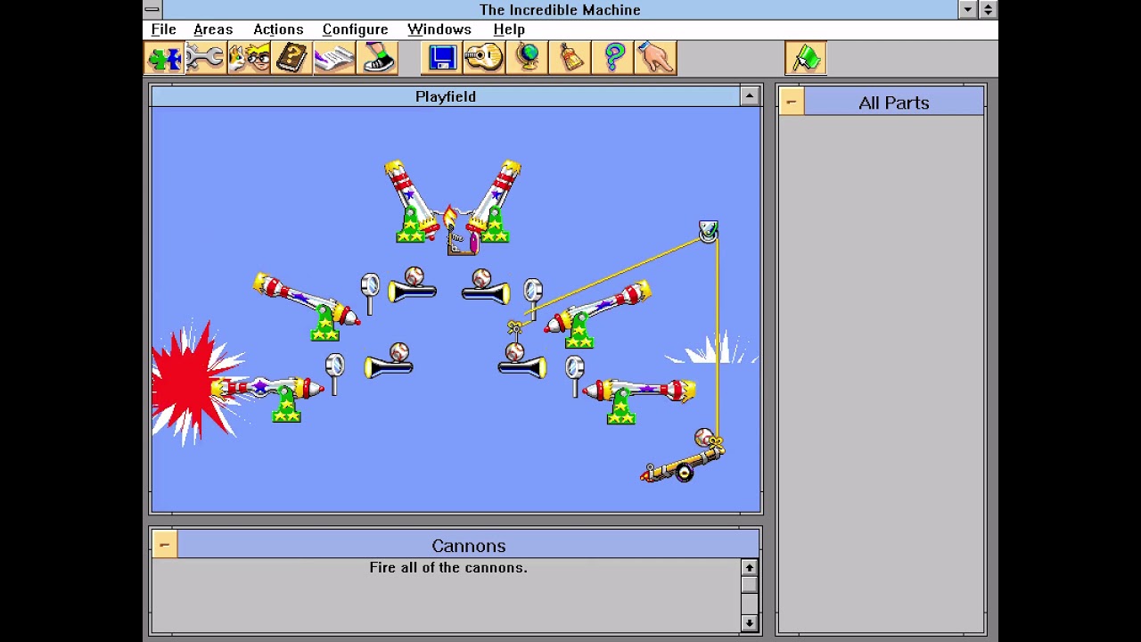 The Incredible Machine 3 - Tutorial Puzzles (1995) [Windows 3x] - YouTube