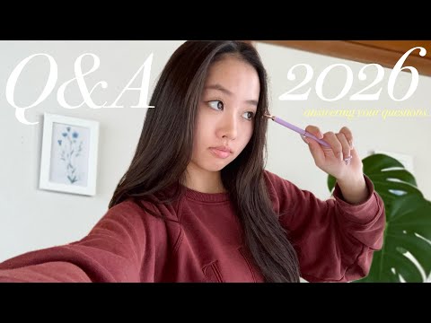Q&A 2026 🦋 finding myself, hair care, healthy lifestyle as a student & my favorites