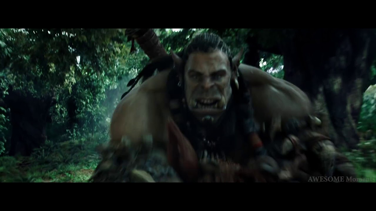 ORCS vs PEOPLE! First Fight ! WARCRAFT Movie Clip Scene - YouTube