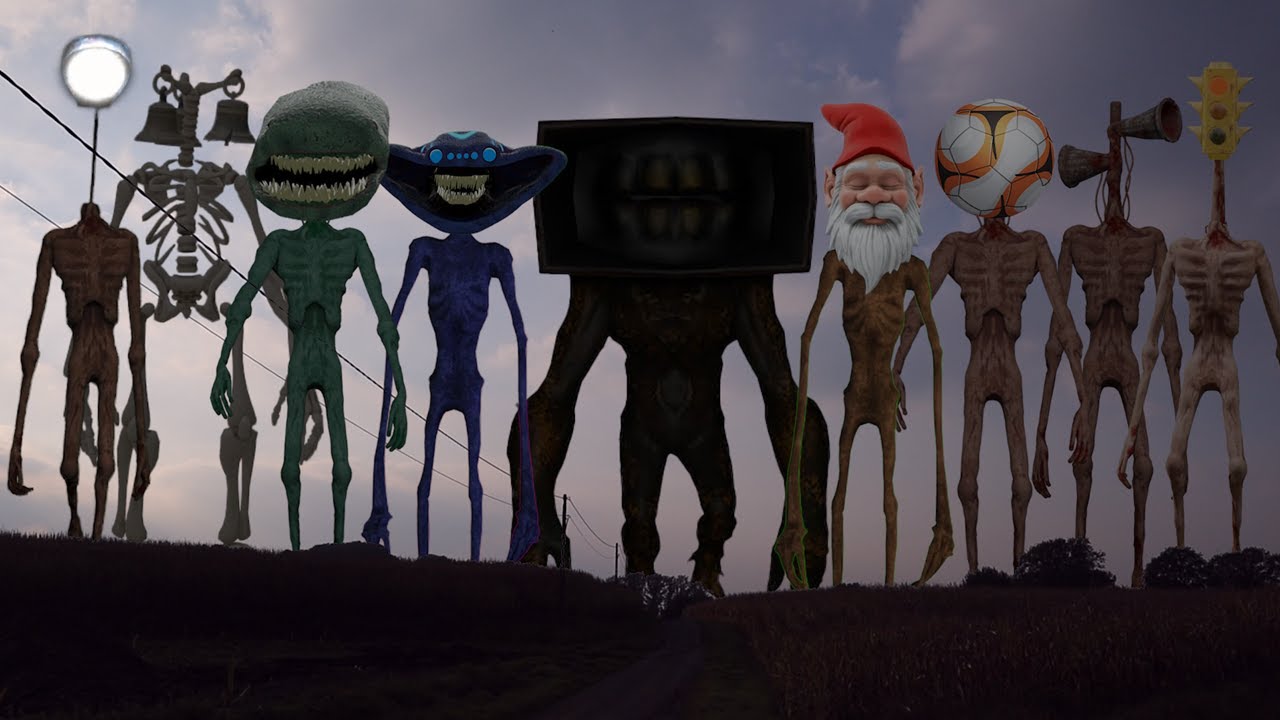 Megahorn VS TEAM Different Siren Head CREATURES - YouTube