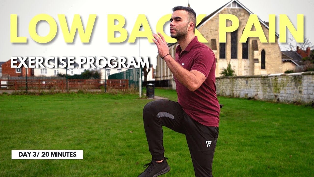 DAY 3: Complete Low Back Pain Exercise Program. FOLLOW ALONG - YouTube