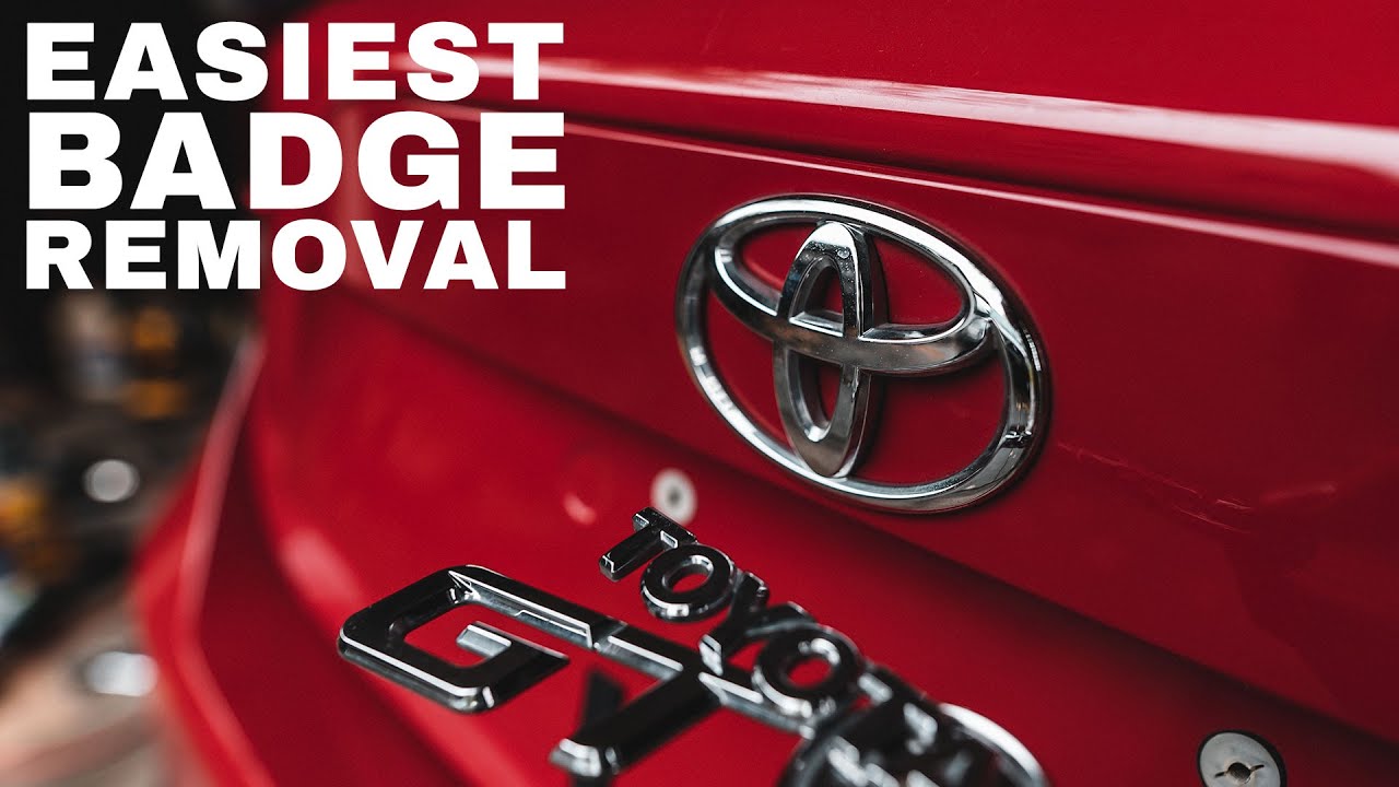 Easiest Way to Debadge your Car - YouTube