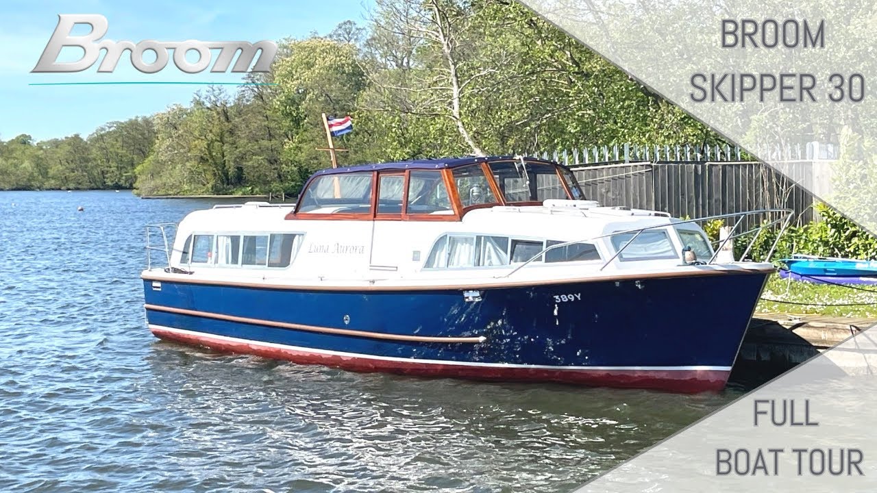 Broom Skipper 30 | Full Boat Tour | For Sale With Broom Boat Sales ...