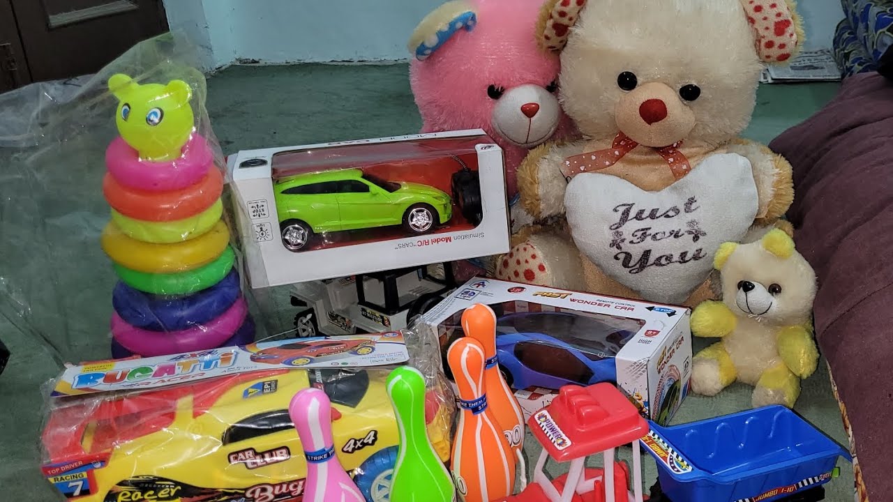 Toy car - Ball game | kids video - YouTube