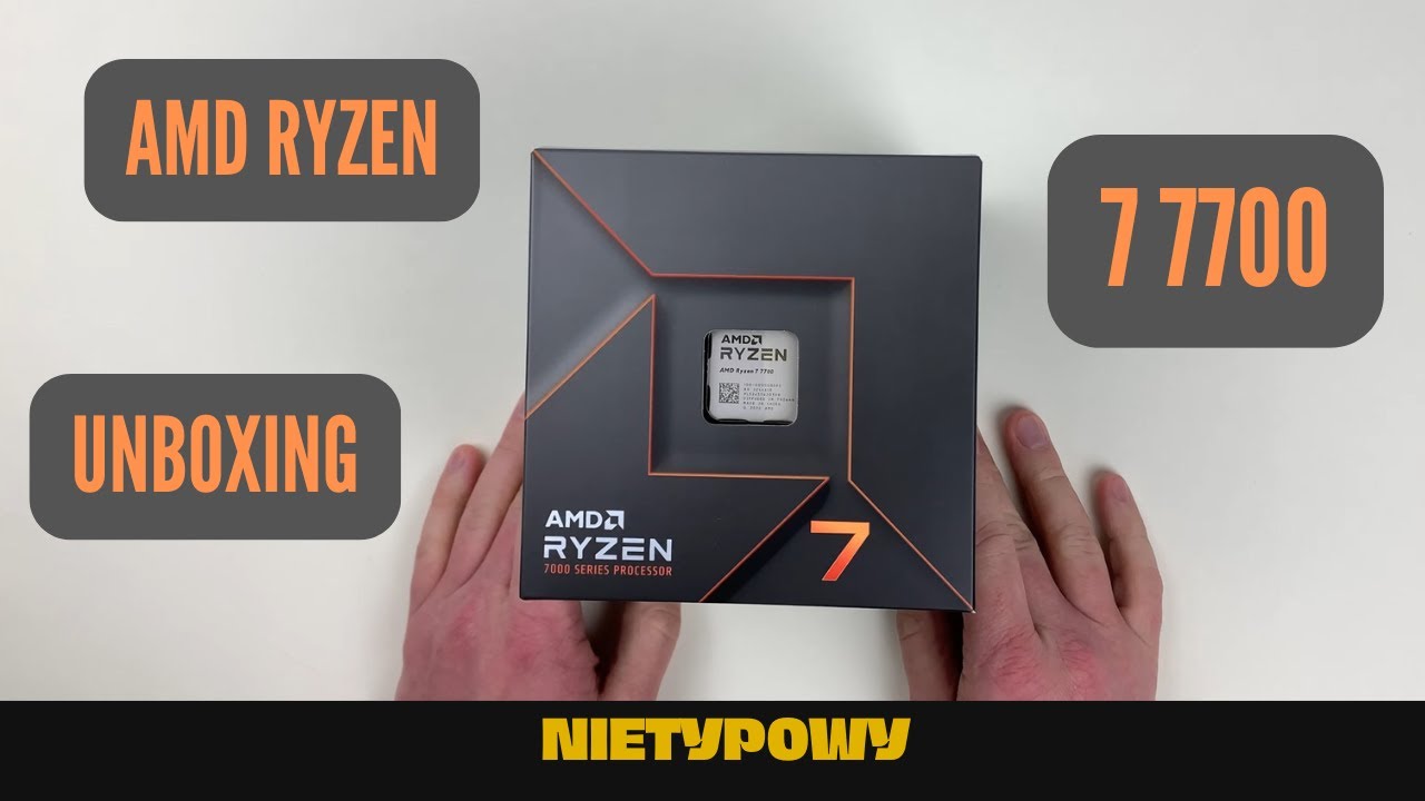 Rozpakowanie bardzo popularnego procesora na AM5 - Ryzen 7 7700 Box ...