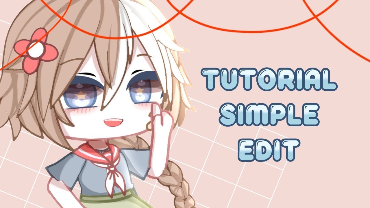 How to make simple edit di Ibispaint X Part 2| Gacha Tutorial - YouTube