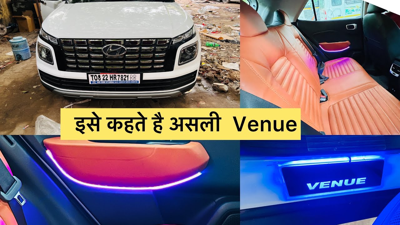 🔥Venue 2022 modified at Nikku car🔥|| Next level modification on Venue ...