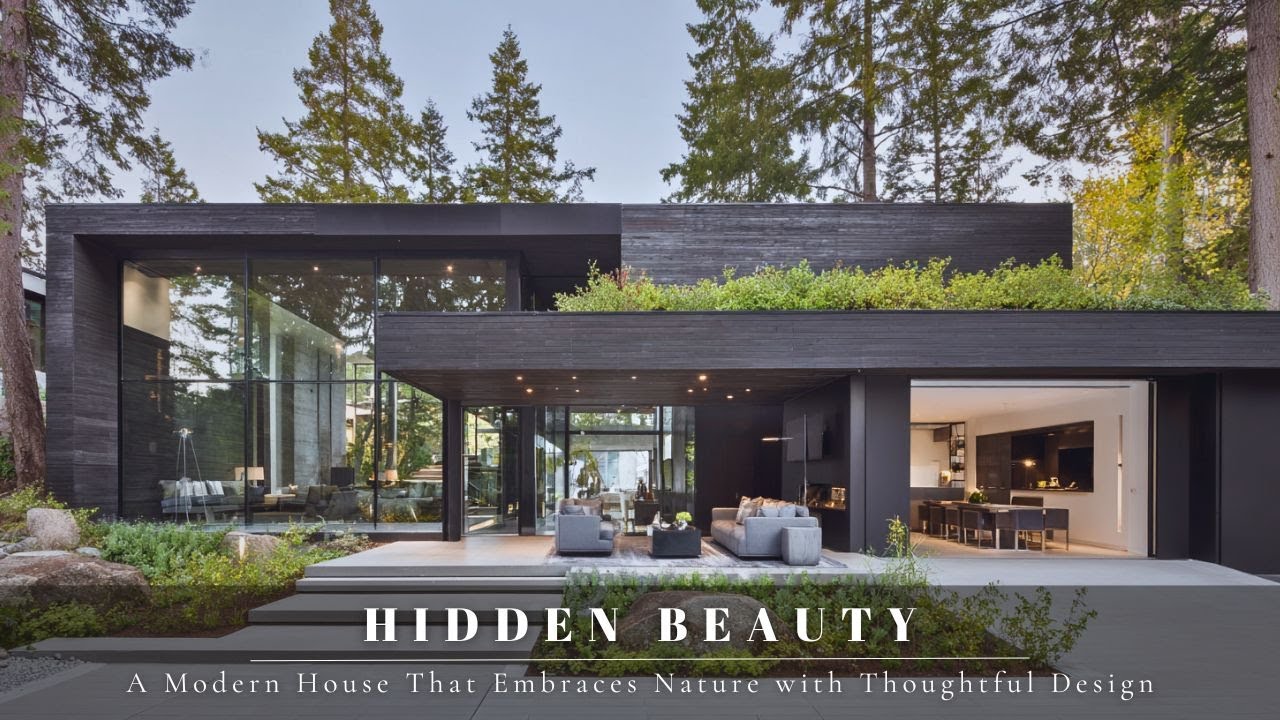 Hidden Beauty: A Modern House That Embraces Nature with Thoughtful ...