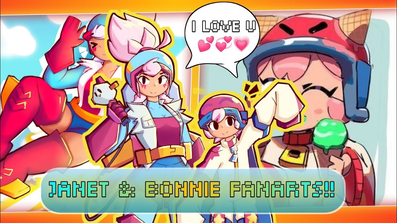 JANET & BONNIE FANARTS | LOS MEJORES FANARTS DE JANET & BONNIE DE BRAWL ...