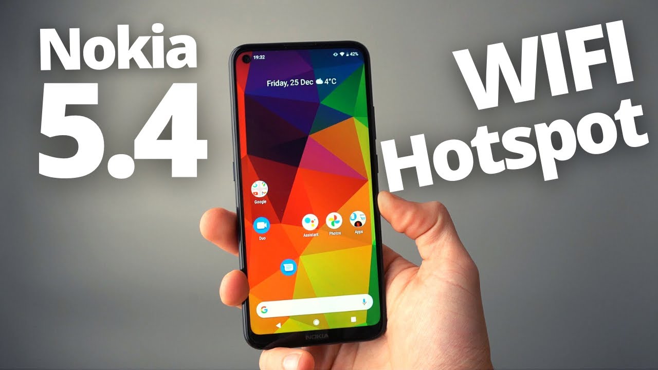 Nokia 5.4 - Create WIFI Hotspot & Share Internet With Someone ...