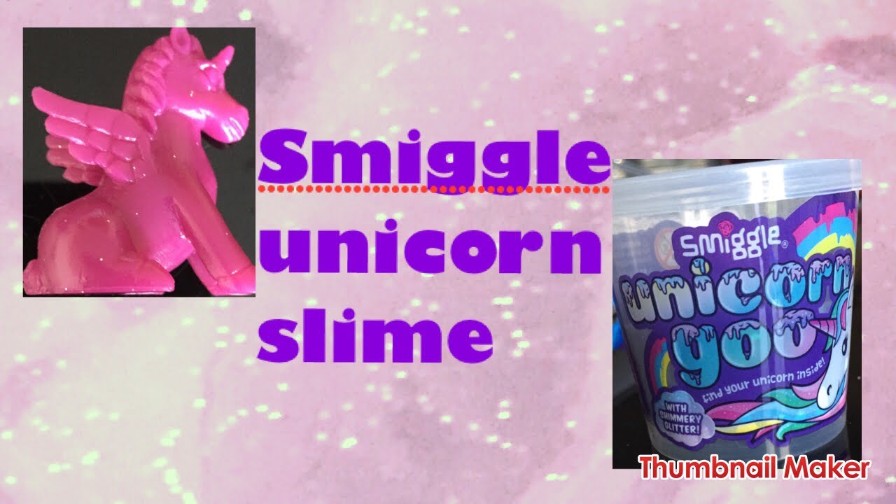 Smiggle unicorn slimeeeee - YouTube